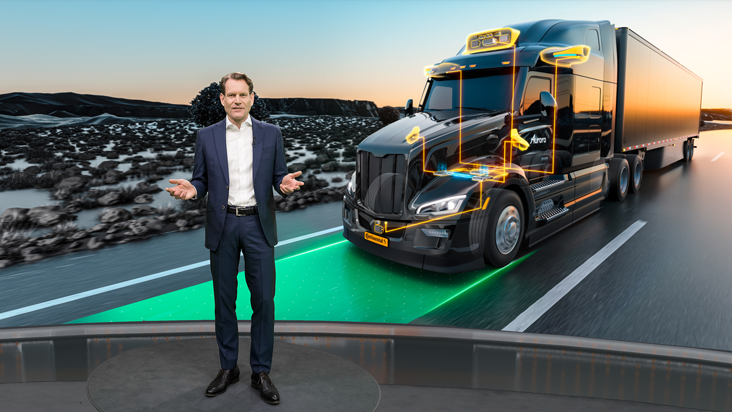 Continental-CEO Setzer will fahrerlose Lkw ab 2027 auf die Straße ...